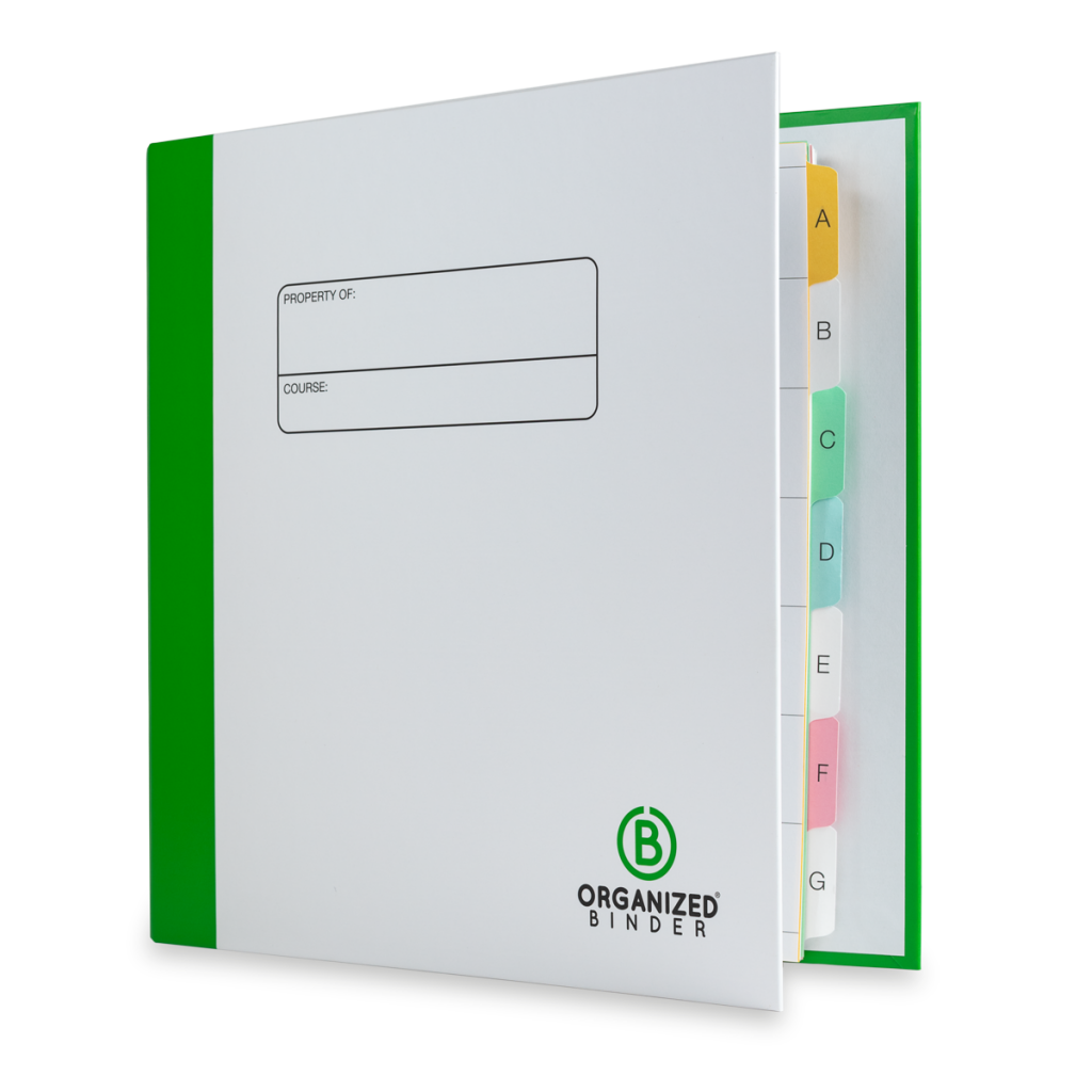 Shop - Organized Binder